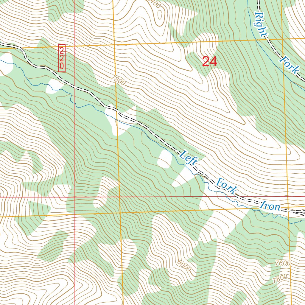 Smiley Mountain, ID FSTopo Map by US Forest Service - Topo | Avenza Maps