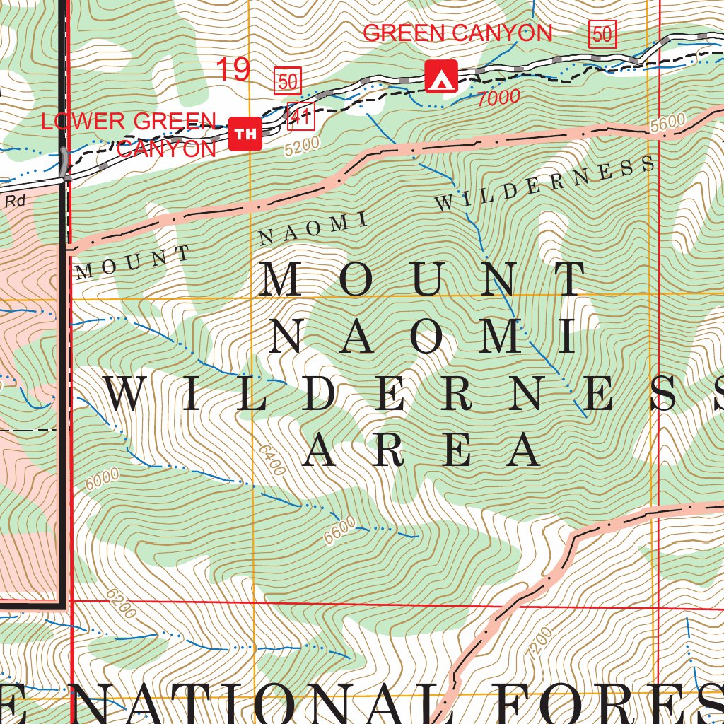 Smithfield, UT FSTopo Map by US Forest Service - Topo | Avenza Maps