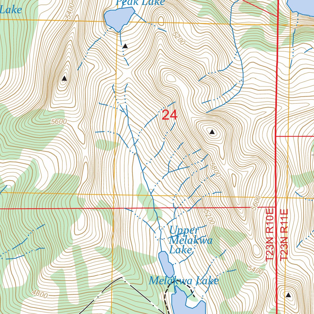 Snoqualmie Pass, WA FSTopo Map by US Forest Service - Topo | Avenza Maps