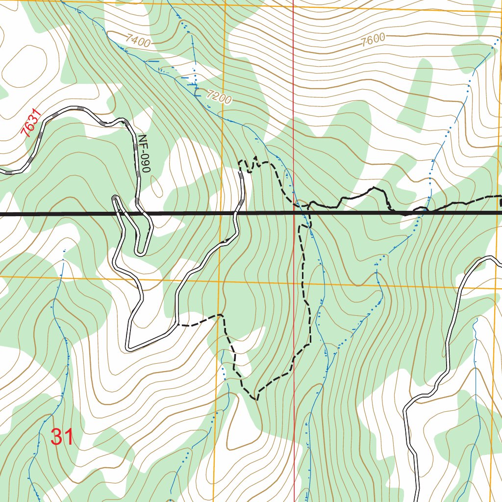 Smoky Dome, ID FSTopo Map by US Forest Service - Topo | Avenza Maps