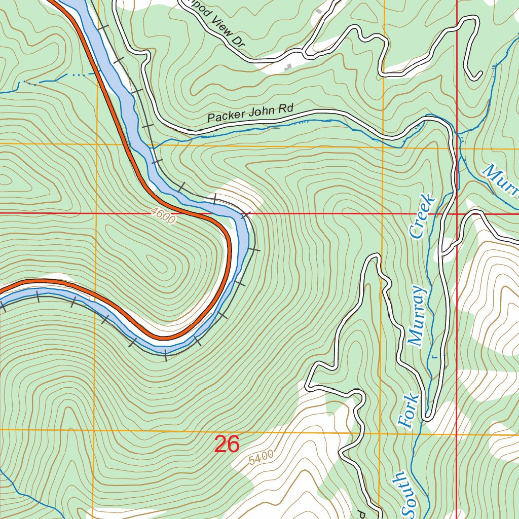 Smiths Ferry, ID FSTopo Map by US Forest Service - Topo | Avenza Maps