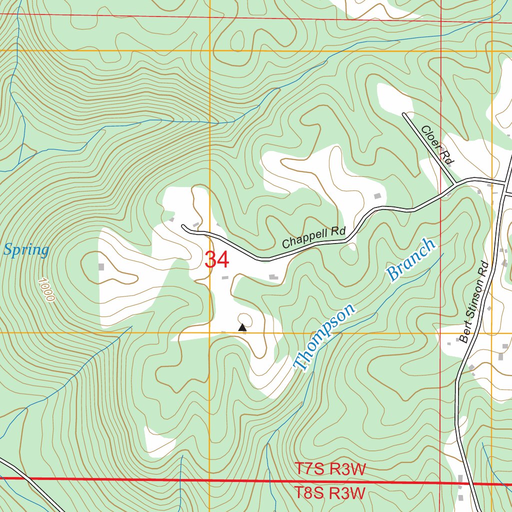 Somerville, AL FSTopo Map by US Forest Service - Topo | Avenza Maps