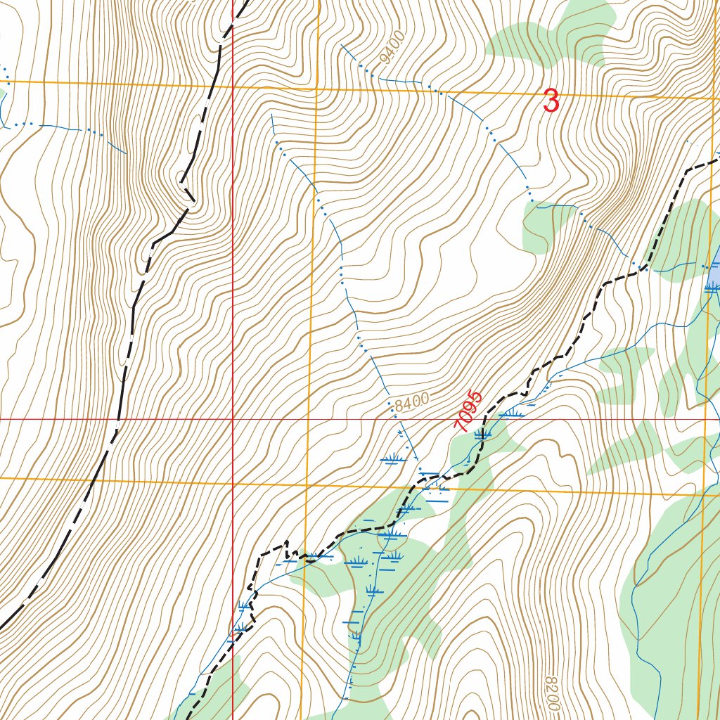 Snowyside Peak, ID FSTopo Map by US Forest Service - Topo | Avenza Maps