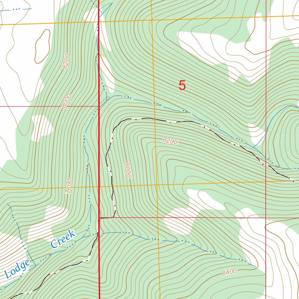 Spanish Point, WY FSTopo Map by US Forest Service - Topo | Avenza Maps