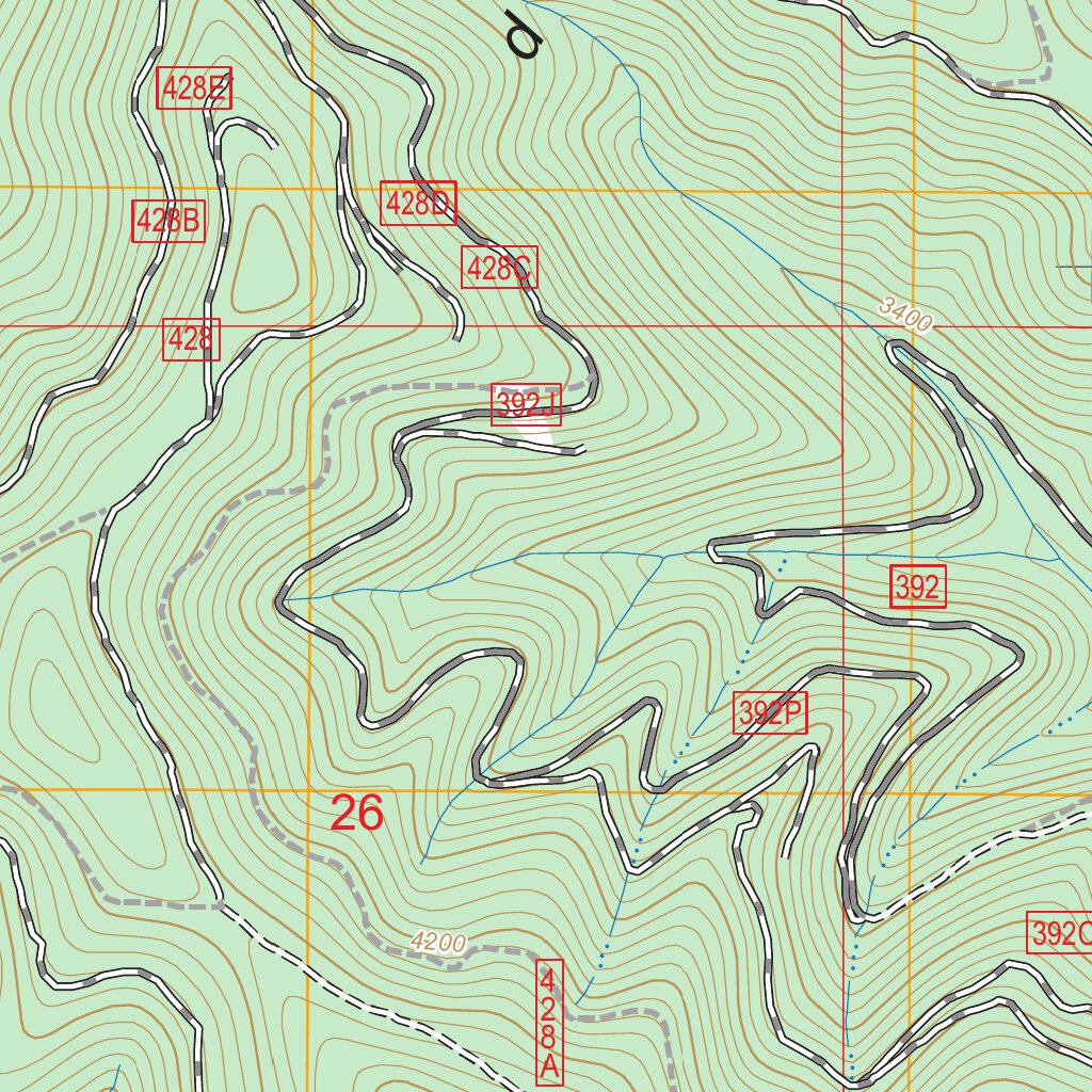 Spades Mountain, ID FSTopo Map by US Forest Service - Topo | Avenza Maps