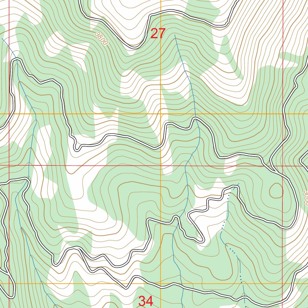 Spirit Lake West, ID FSTopo Map by US Forest Service - Topo | Avenza Maps