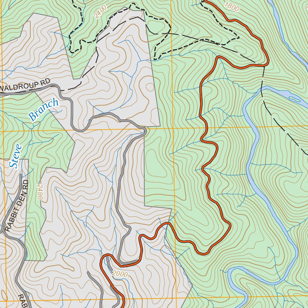 Spring Creek, NC FSTopo Map by US Forest Service - Topo | Avenza Maps