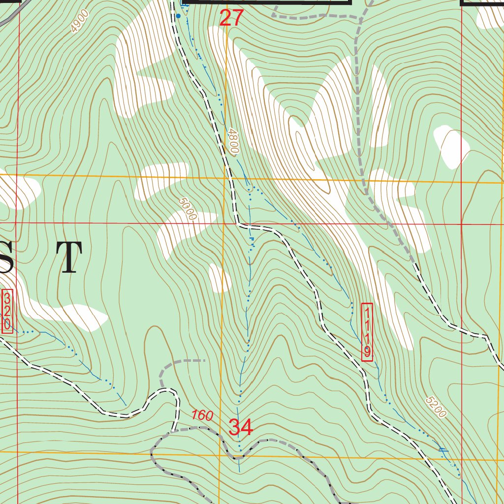 Sprague River West, OR FSTopo Map by US Forest Service - Topo | Avenza Maps