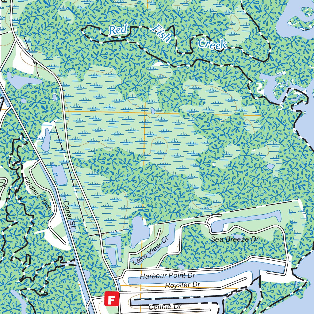 Spring Creek, FL FSTopo Map by US Forest Service - Topo | Avenza Maps