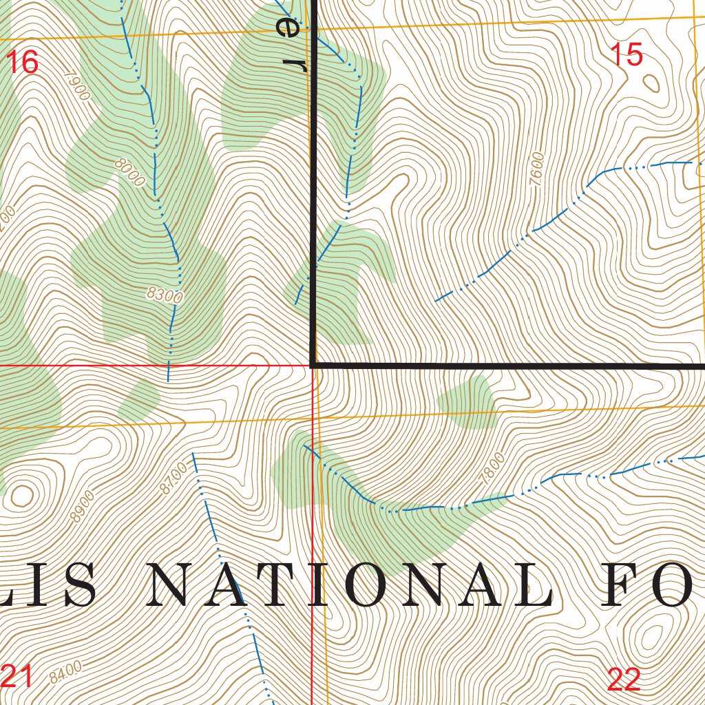 Spring Hill, ID FSTopo Map by US Forest Service - Topo | Avenza Maps