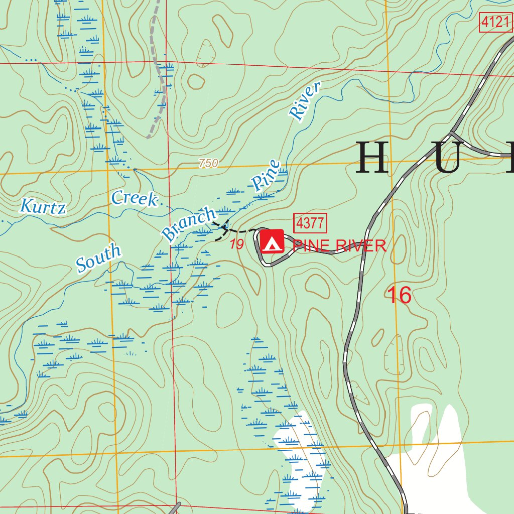 Sprinkler Lake, MI FSTopo Map by US Forest Service - Topo | Avenza Maps
