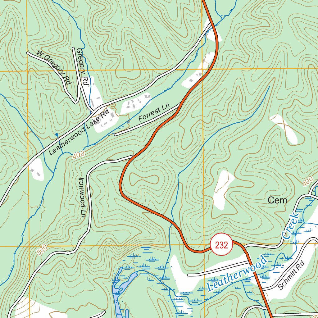 Standing Rock, TN FSTopo Map by US Forest Service - Topo | Avenza Maps