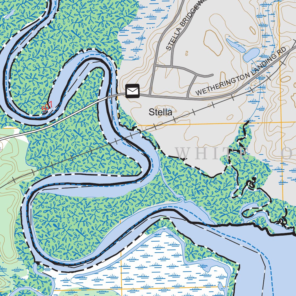 Stella, NC FSTopo Map by US Forest Service - Topo | Avenza Maps