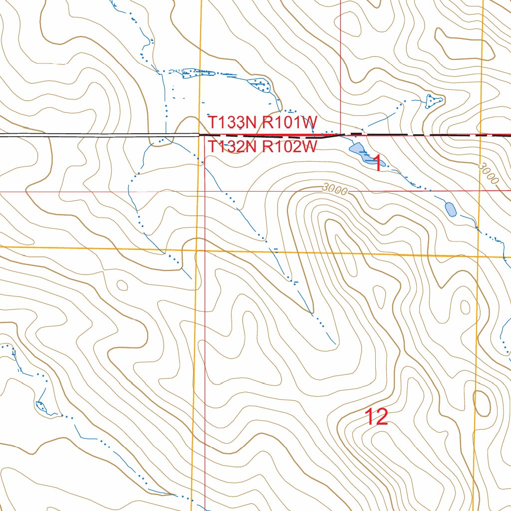 Stewart Lake, ND FSTopo Map by US Forest Service - Topo | Avenza Maps