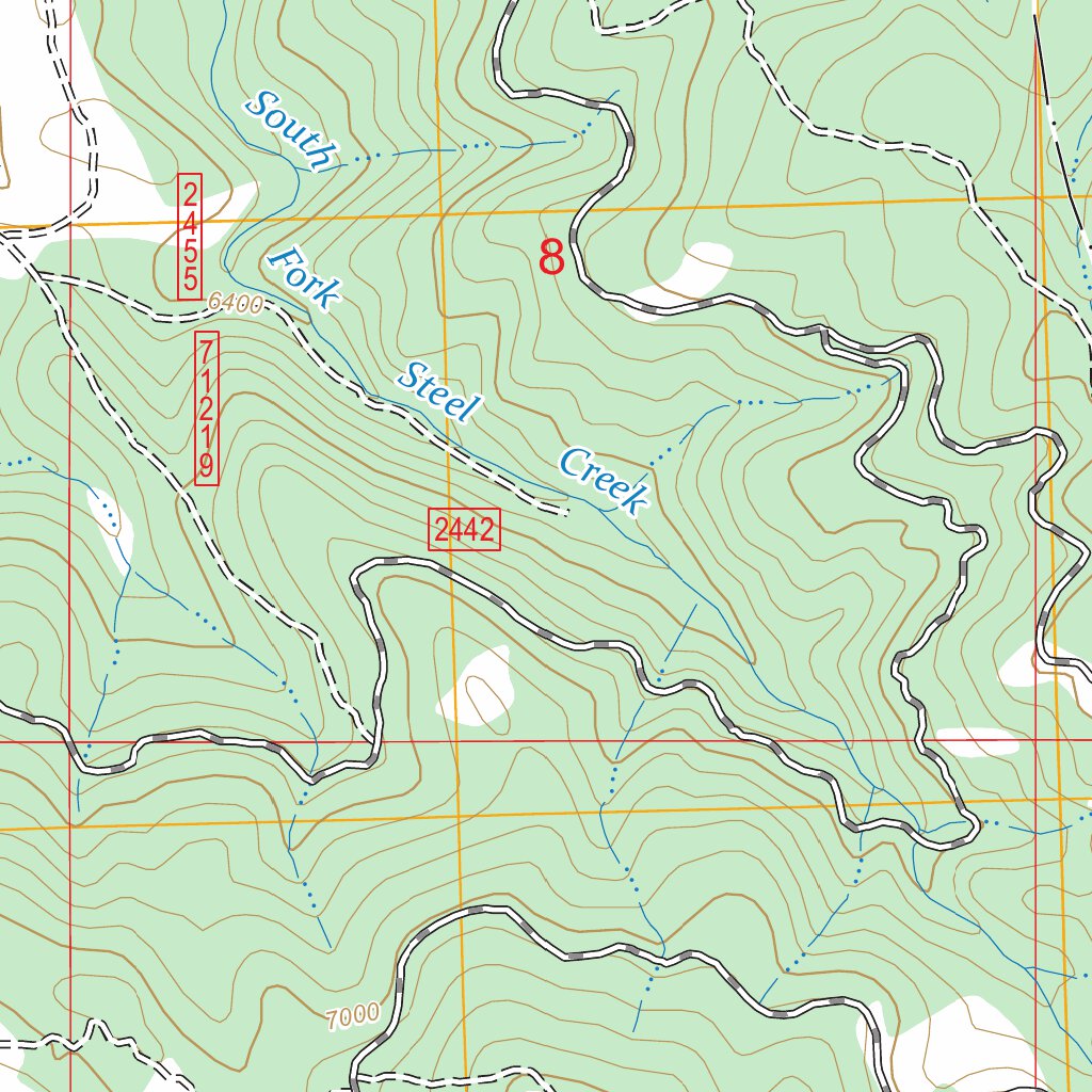 Stewart Mountain, MT FSTopo Map by US Forest Service - Topo | Avenza Maps