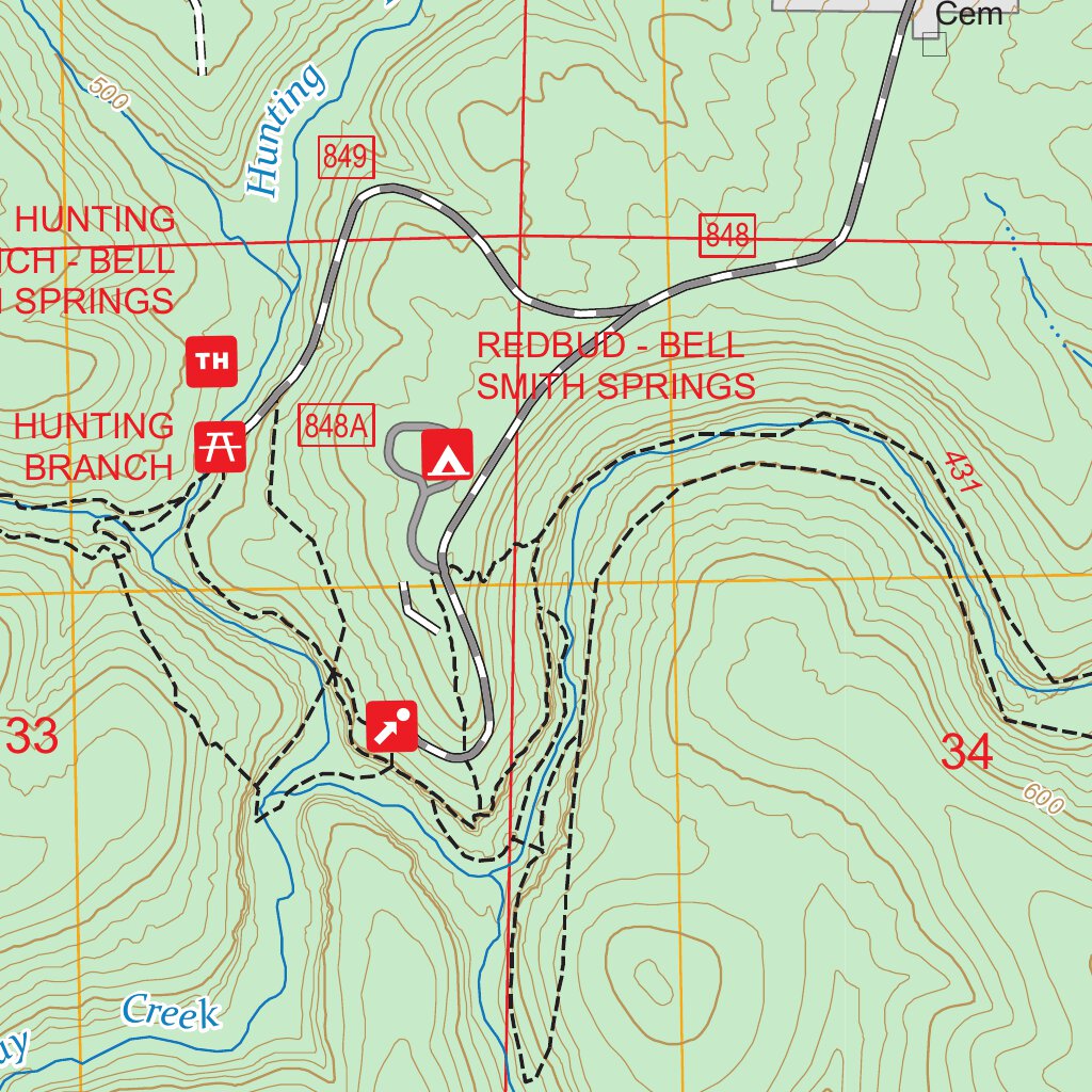 Stonefort, IL FSTopo Map by US Forest Service - Topo | Avenza Maps