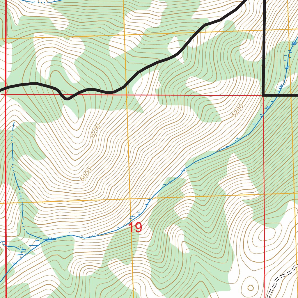 Stony Creek, MT FSTopo Map by US Forest Service - Topo | Avenza Maps