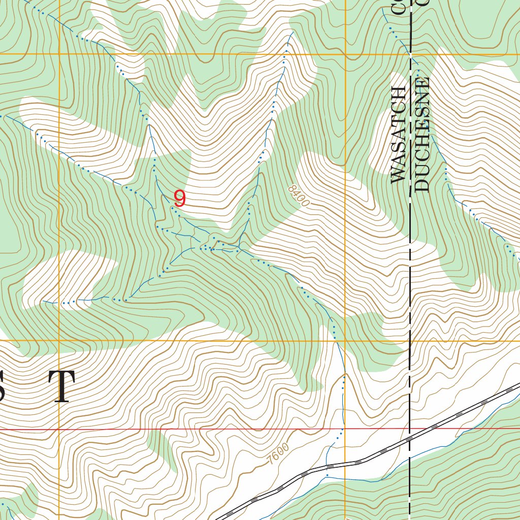Strawberry Peak, UT FSTopo Map by US Forest Service - Topo | Avenza Maps