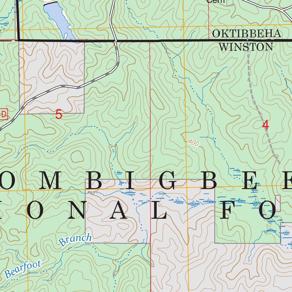 Sturgis, MS FSTopo Map by US Forest Service - Topo | Avenza Maps