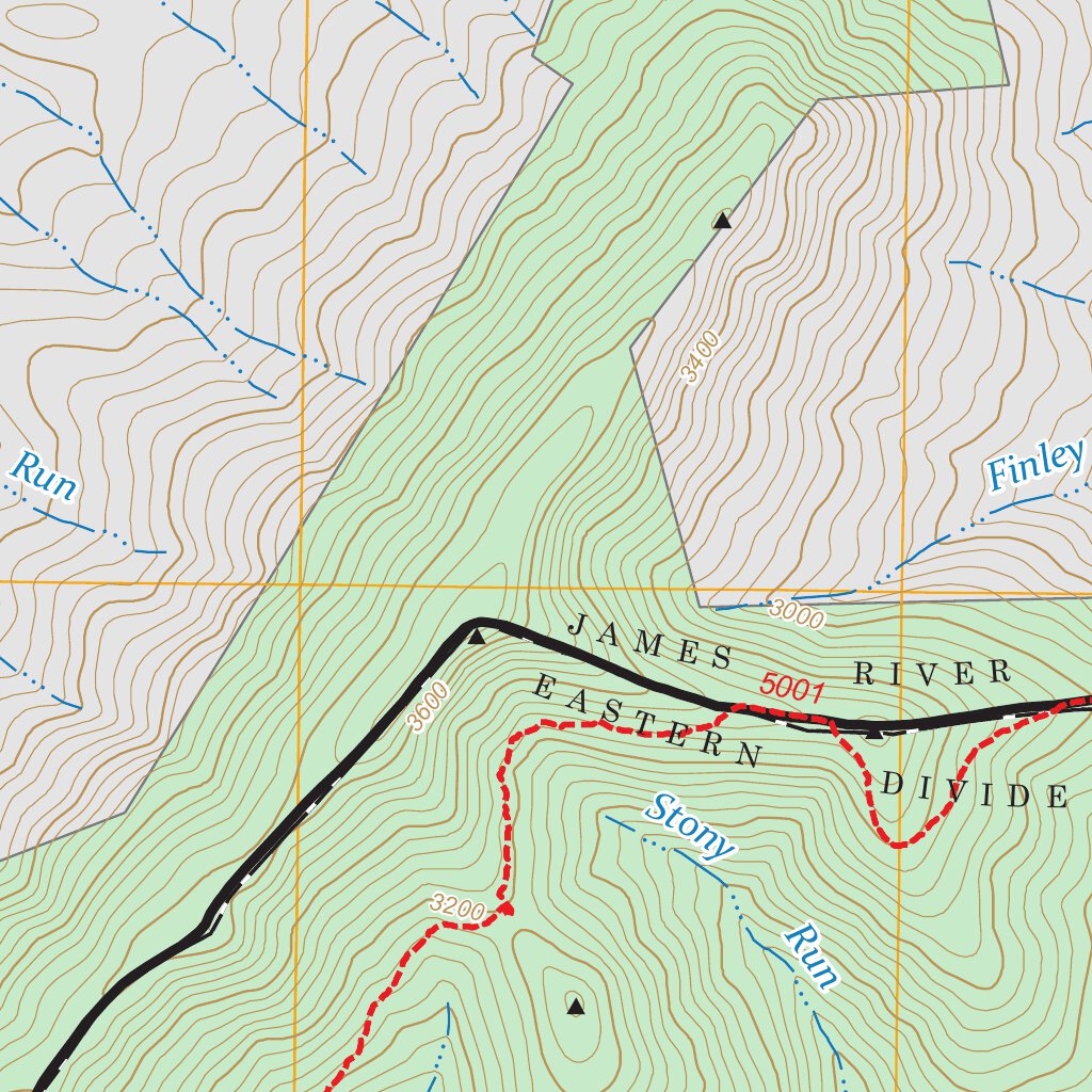 Strom, VA FSTopo Map by US Forest Service - Topo | Avenza Maps