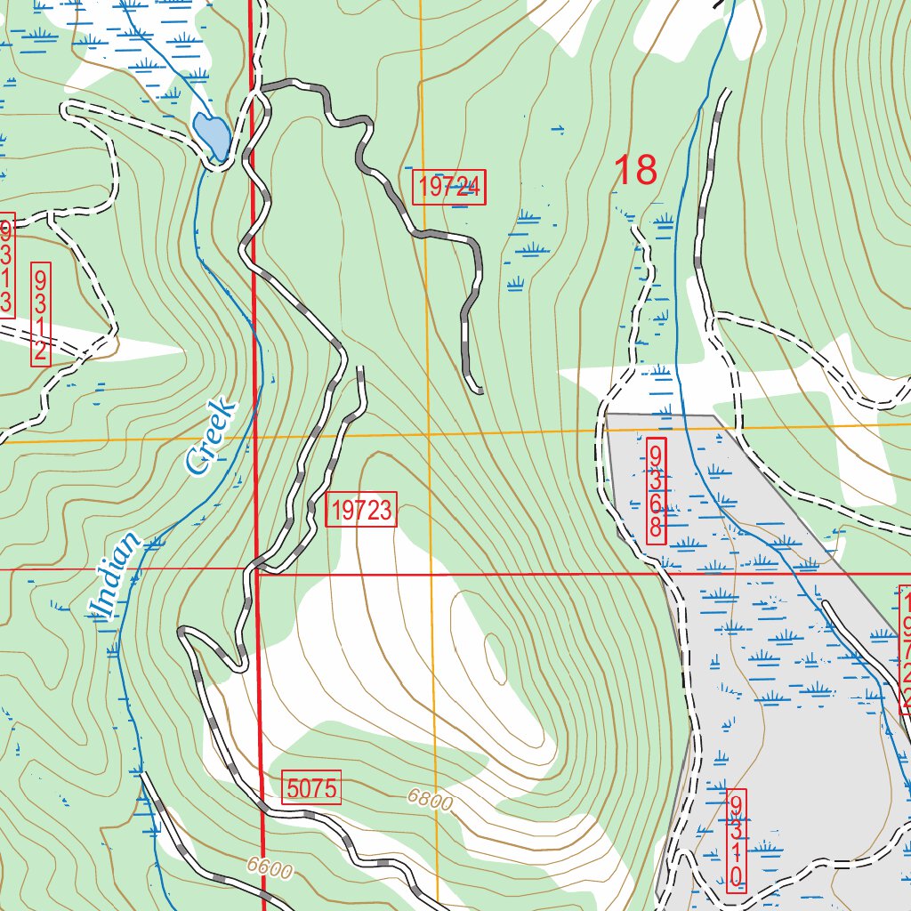 Sugarloaf Mountain, MT FSTopo Map by US Forest Service - Topo | Avenza Maps