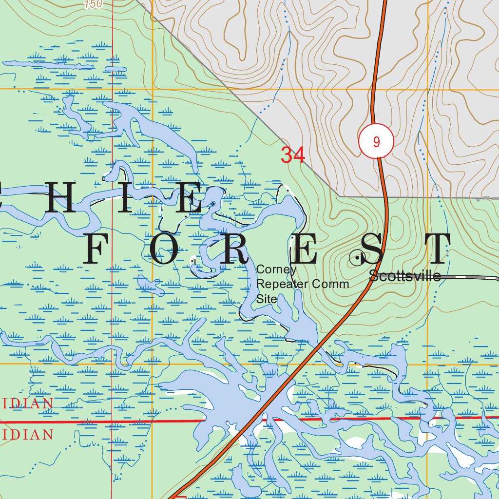 Summerfield, LA FSTopo Map by US Forest Service - Topo | Avenza Maps