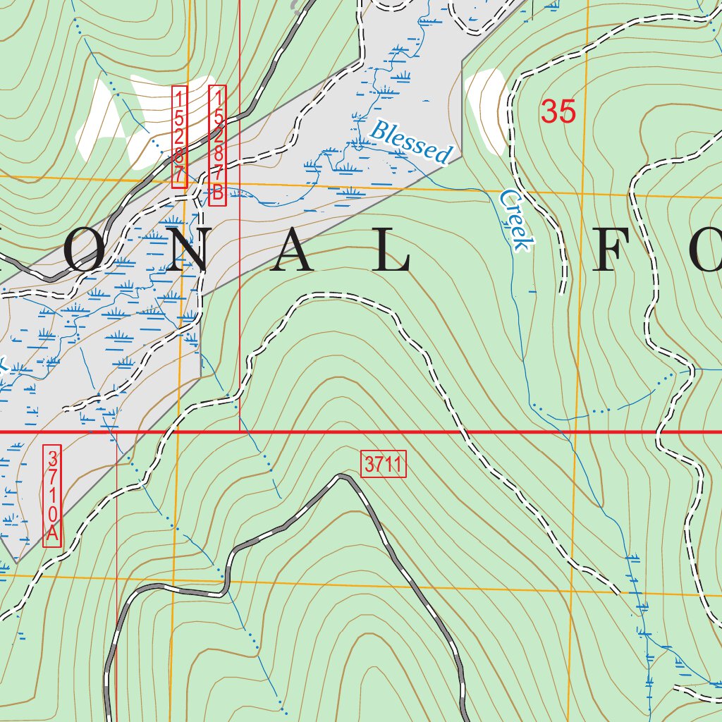 Sunday Mountain, MT FSTopo Map by US Forest Service - Topo | Avenza Maps