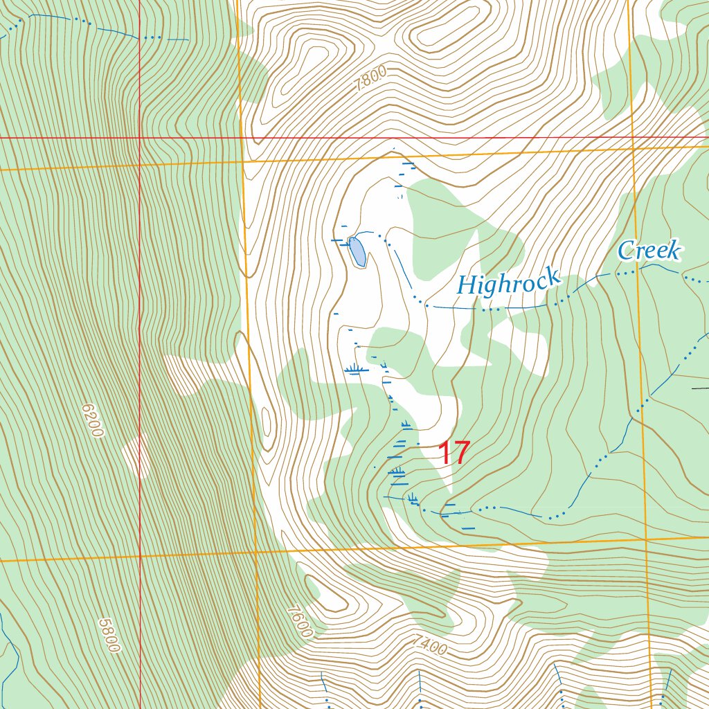 Sunburst Lake, MT FSTopo Map by US Forest Service - Topo | Avenza Maps