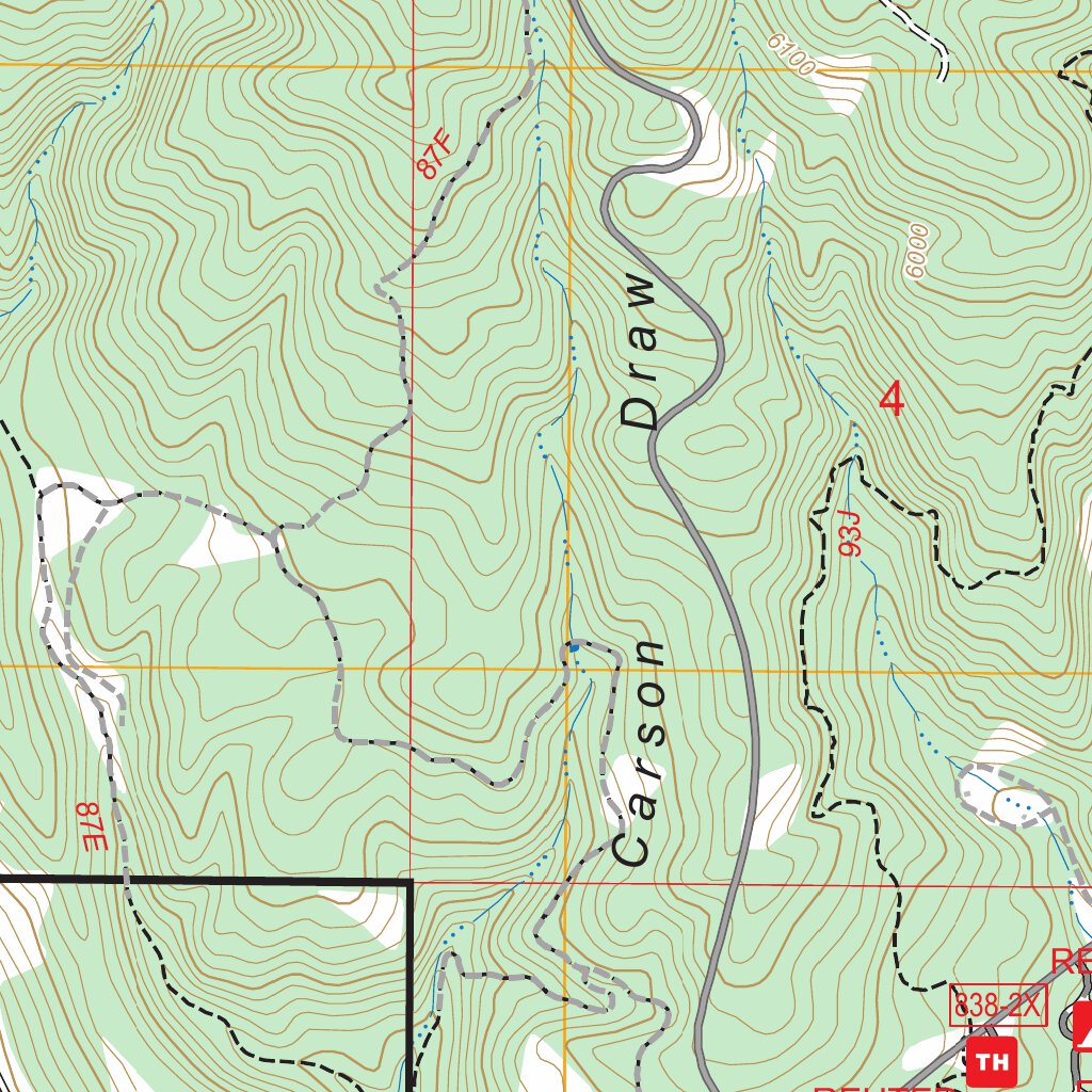 Sundance West, WY FSTopo Map by US Forest Service - Topo | Avenza Maps