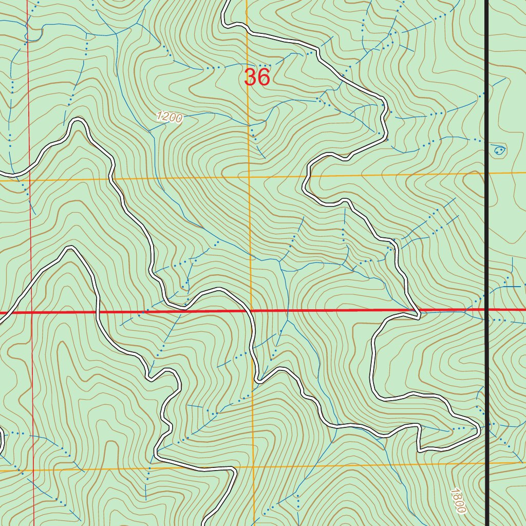 Sundown Mountain, OR FSTopo Map by US Forest Service - Topo | Avenza Maps