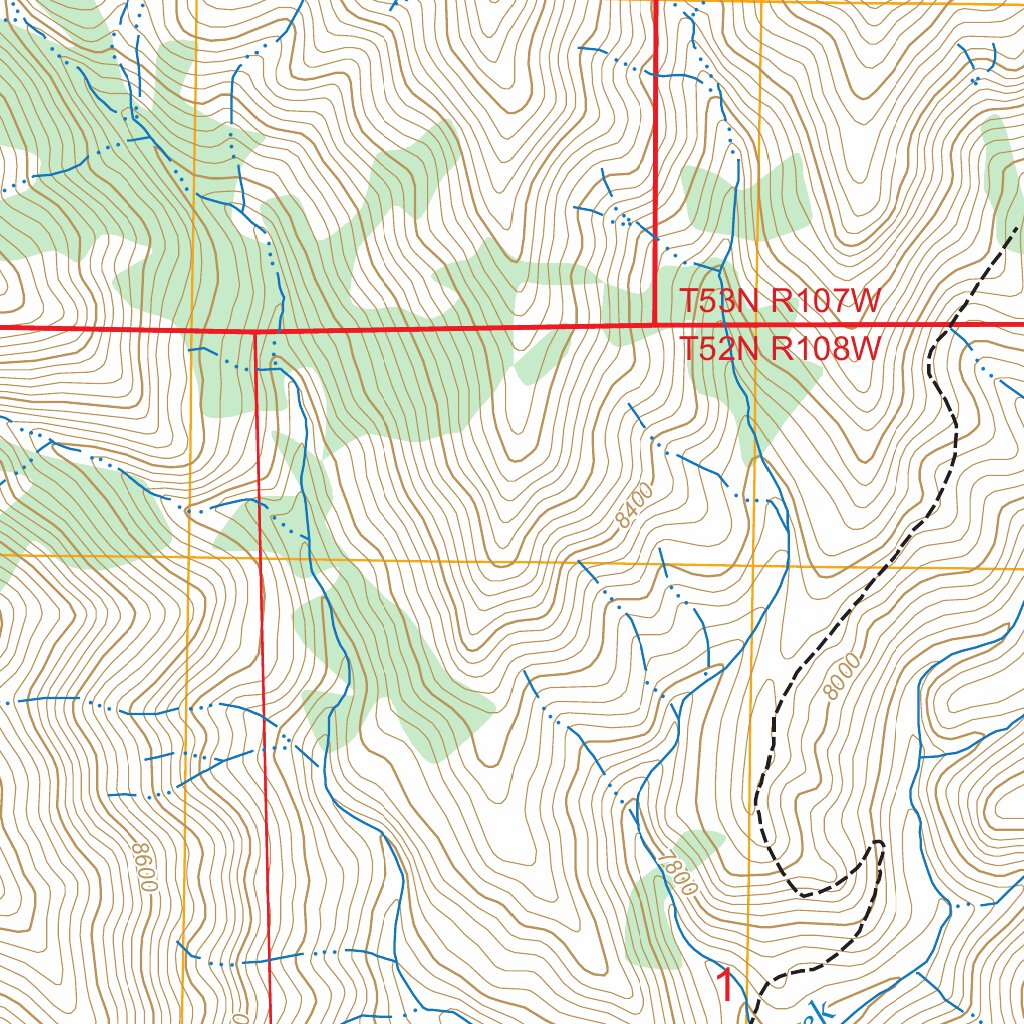 Sunlight Peak, WY FSTopo Map by US Forest Service - Topo | Avenza Maps