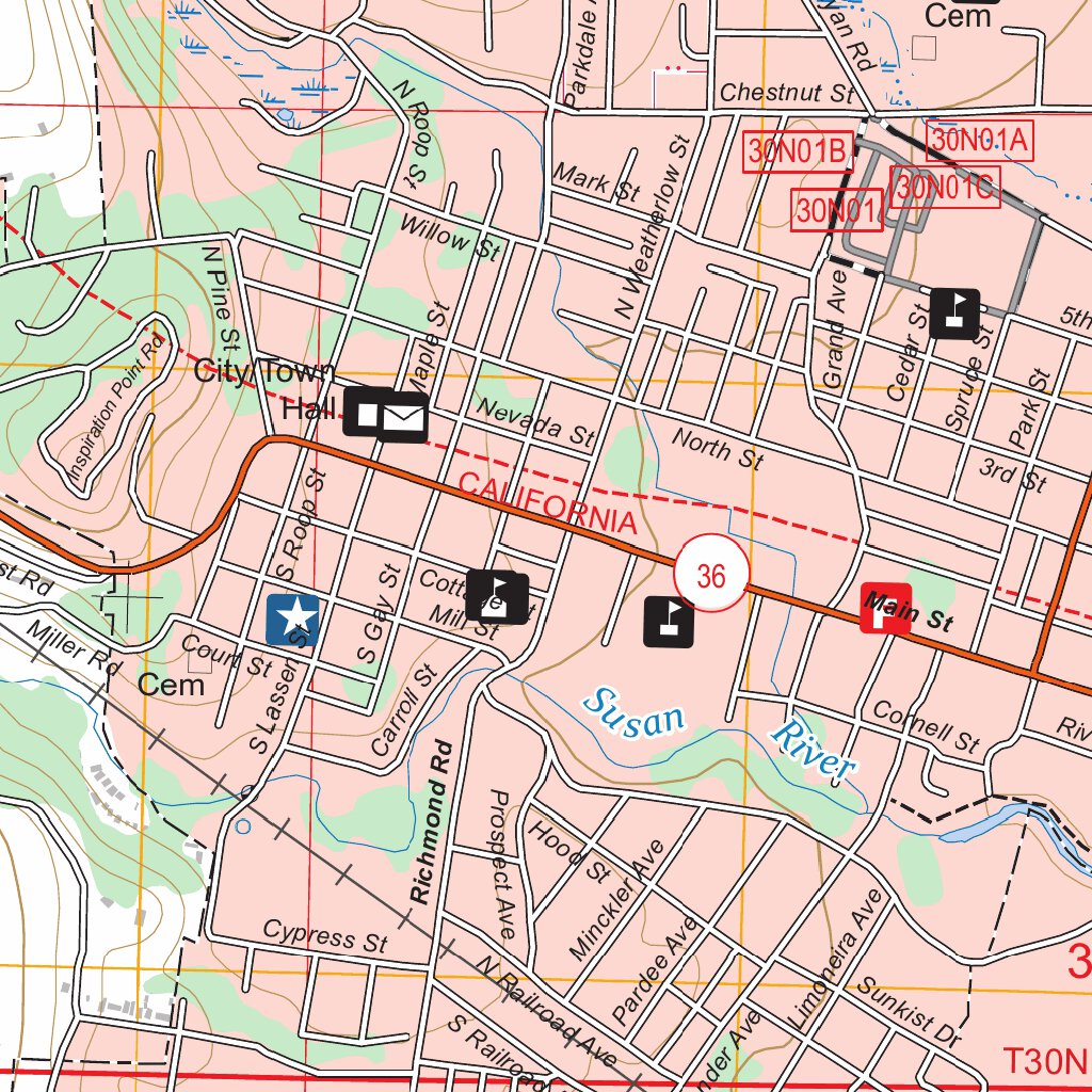 Susanville, CA FSTopo Map by US Forest Service - Topo | Avenza Maps