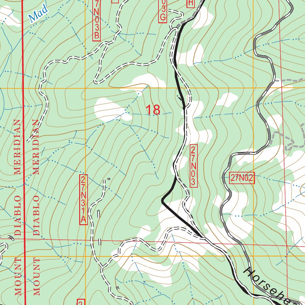 Swim Ridge, CA FSTopo Map by US Forest Service - Topo | Avenza Maps