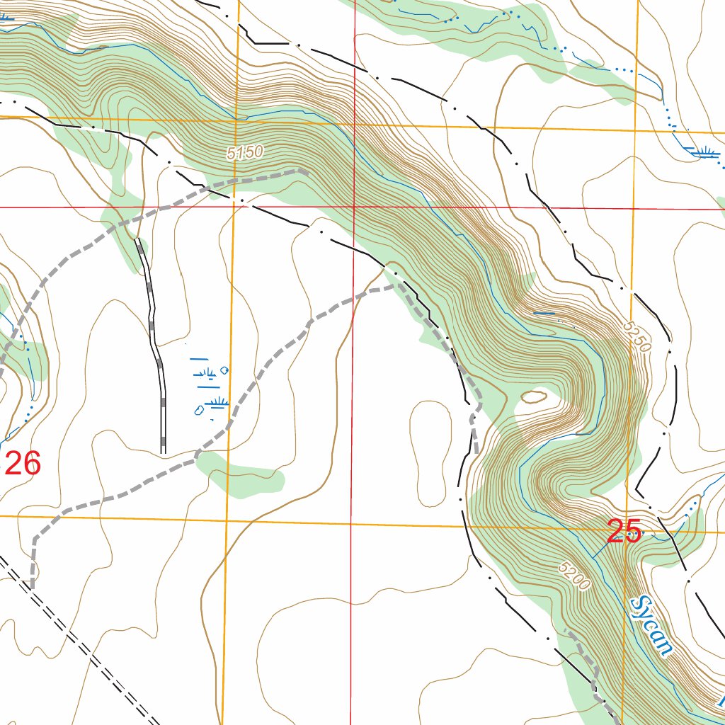 Sycan Marsh East, OR FSTopo Map by US Forest Service - Topo | Avenza Maps
