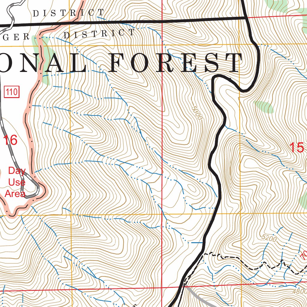 Sycamore Point, AZ FSTopo Map by US Forest Service - Topo | Avenza Maps