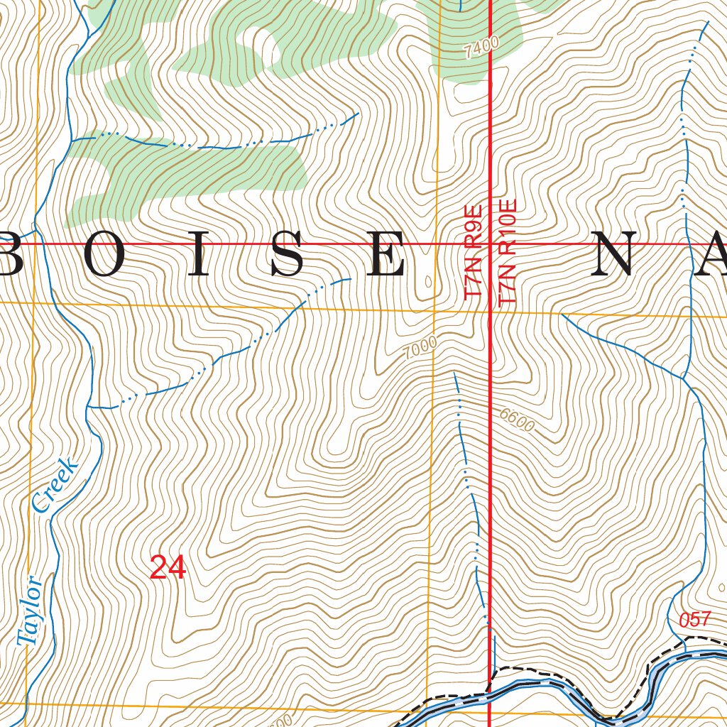 Swanholm Peak, ID FSTopo Map by US Forest Service - Topo | Avenza Maps