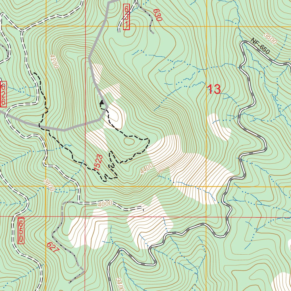 Taft Mountain, OR FSTopo Map by US Forest Service - Topo | Avenza Maps