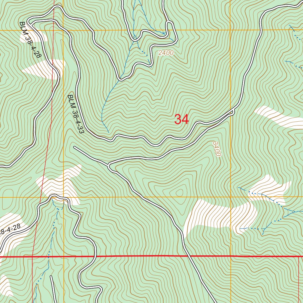 Tallowbox Mountain, OR FSTopo Map by US Forest Service - Topo | Avenza Maps