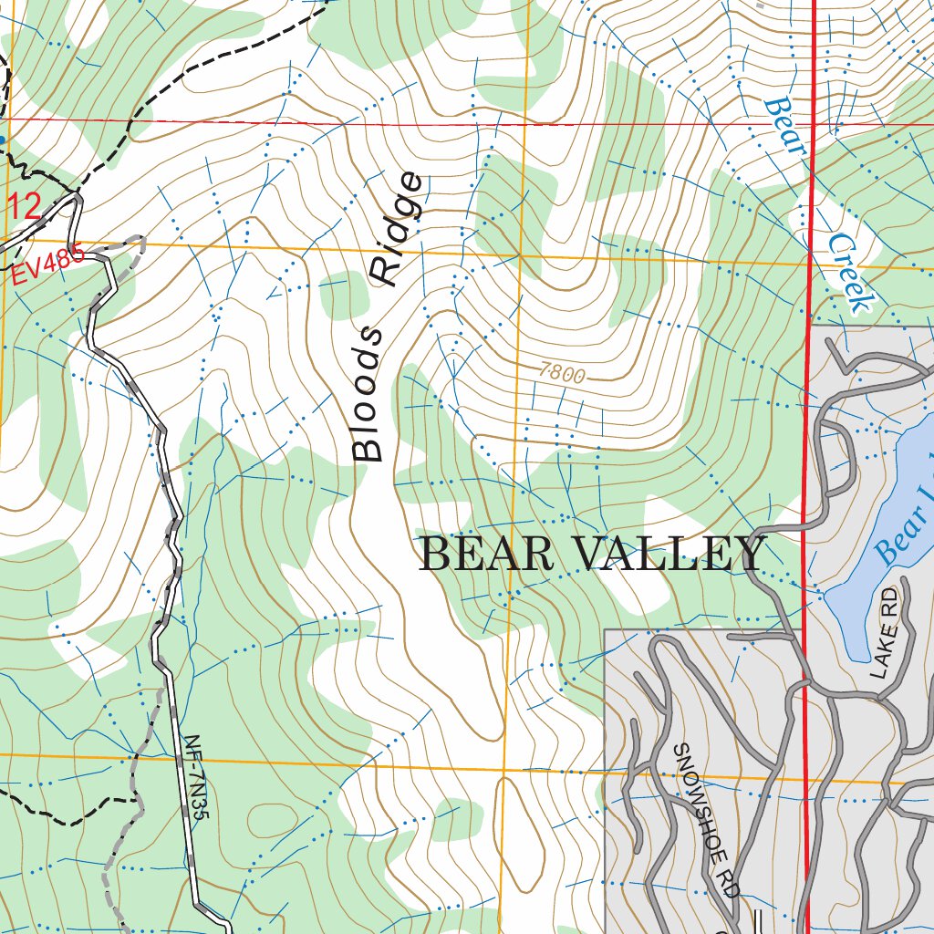 Tamarack, CA FSTopo Map by US Forest Service - Topo | Avenza Maps