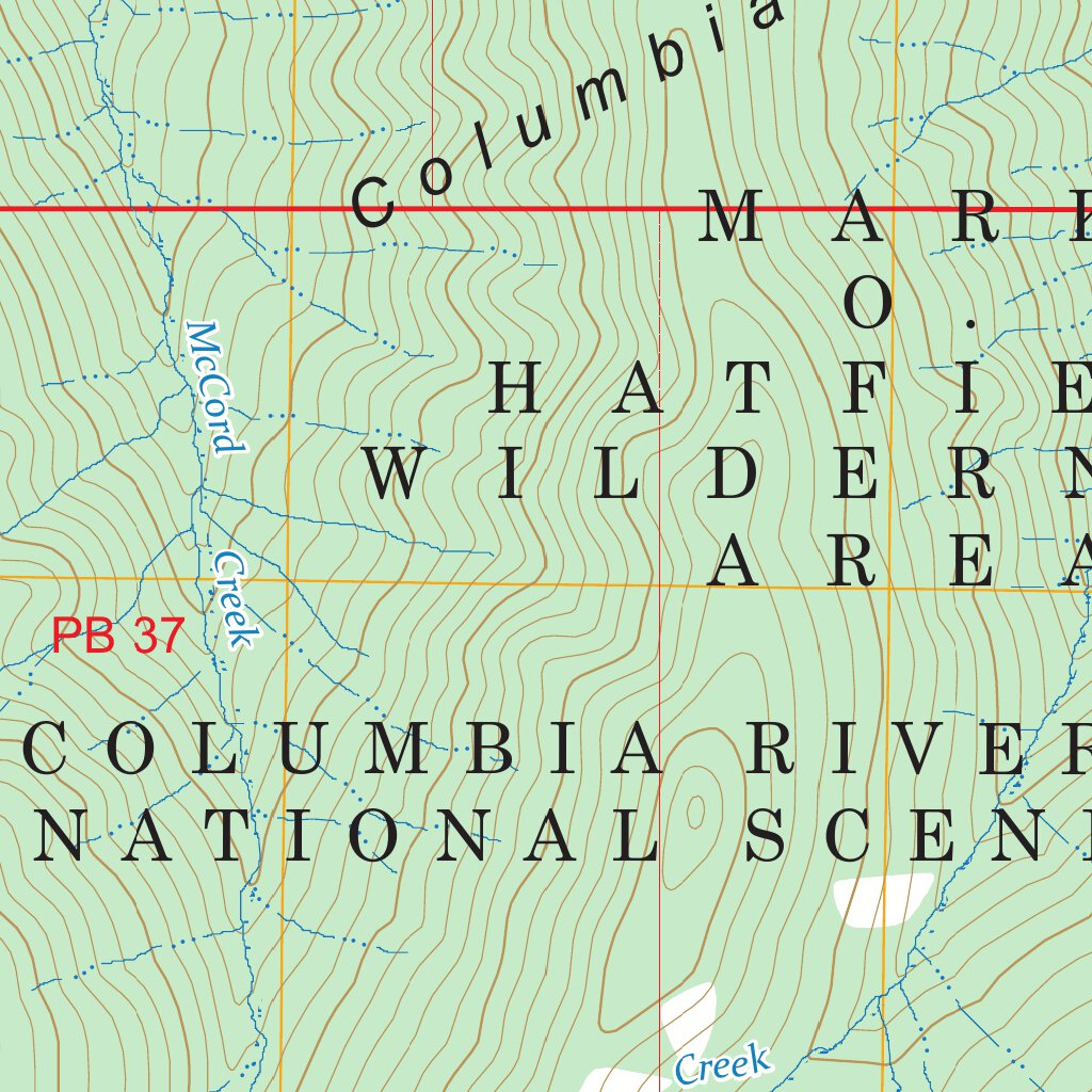 Tanner Butte, OR-WA FSTopo Map by US Forest Service - Topo | Avenza Maps