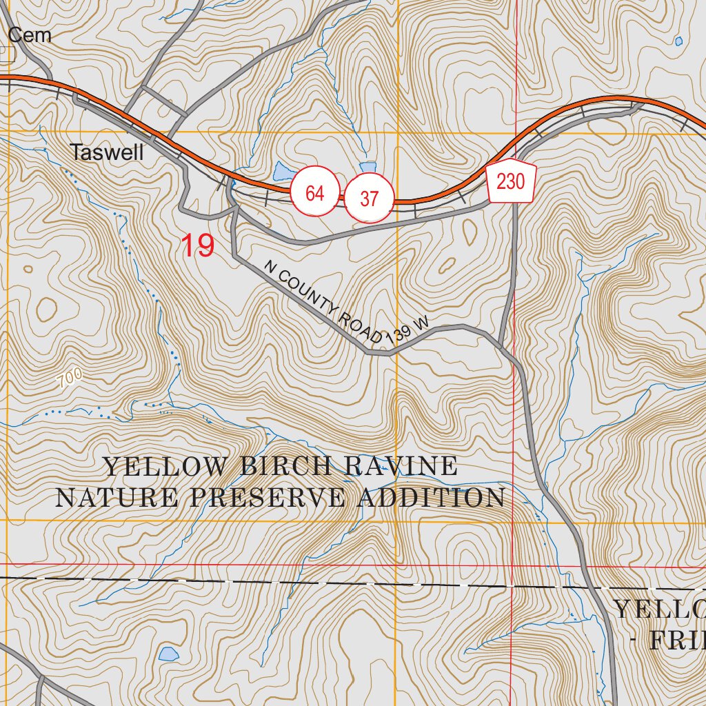 Taswell, IN FSTopo Map by US Forest Service - Topo | Avenza Maps
