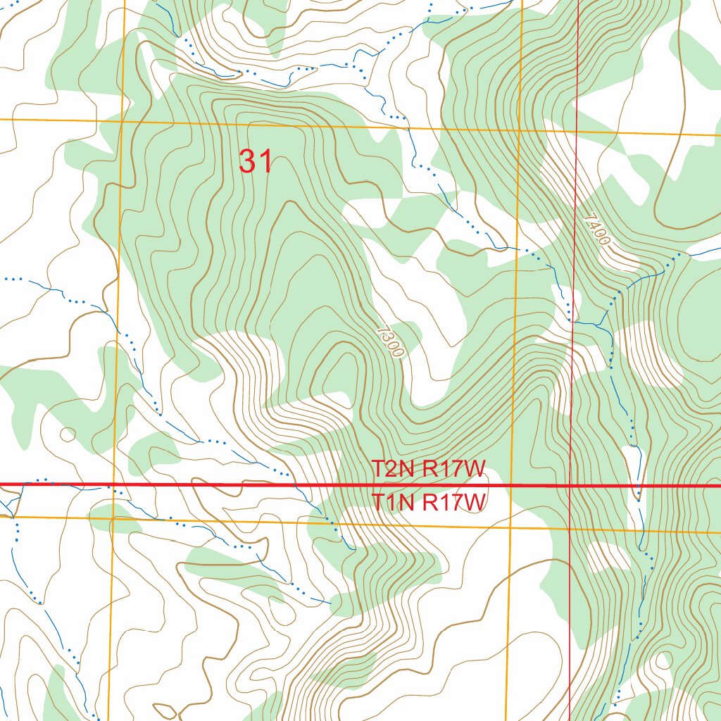 Tejana Mesa SW, NM FSTopo Map by US Forest Service - Topo | Avenza Maps