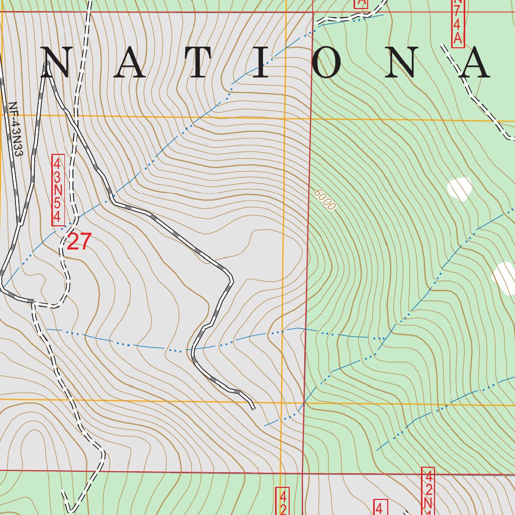 Tennant, CA FSTopo Map by US Forest Service - Topo | Avenza Maps