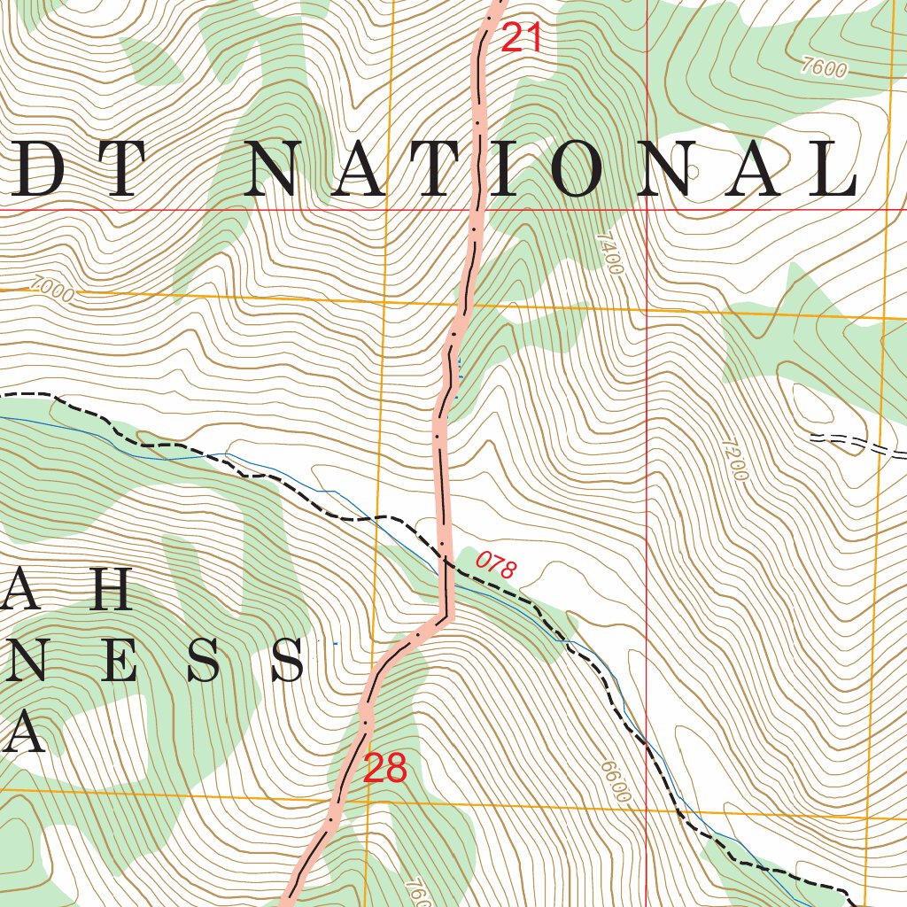 The Cove, NV-UT FSTopo Map by US Forest Service - Topo | Avenza Maps