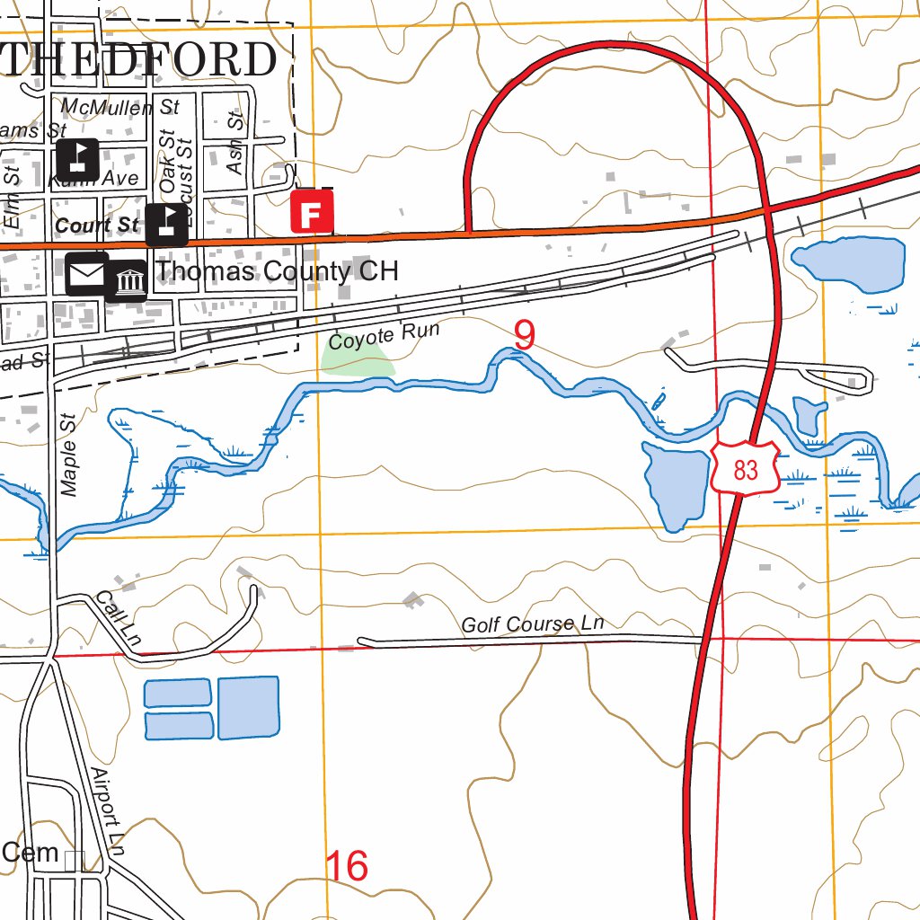 Thedford, NE FSTopo Map by US Forest Service - Topo | Avenza Maps
