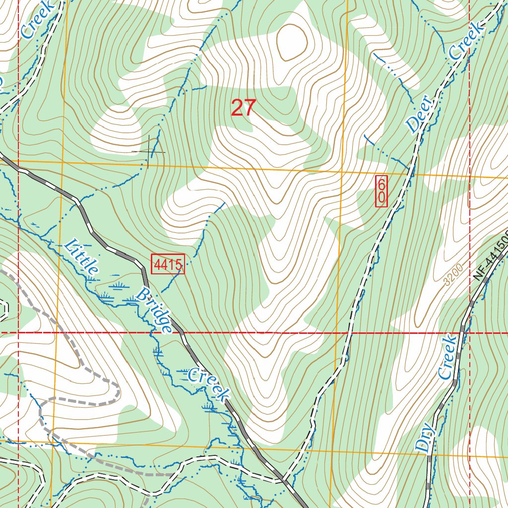 Thompson Ridge, WA FSTopo Map by US Forest Service - Topo | Avenza Maps