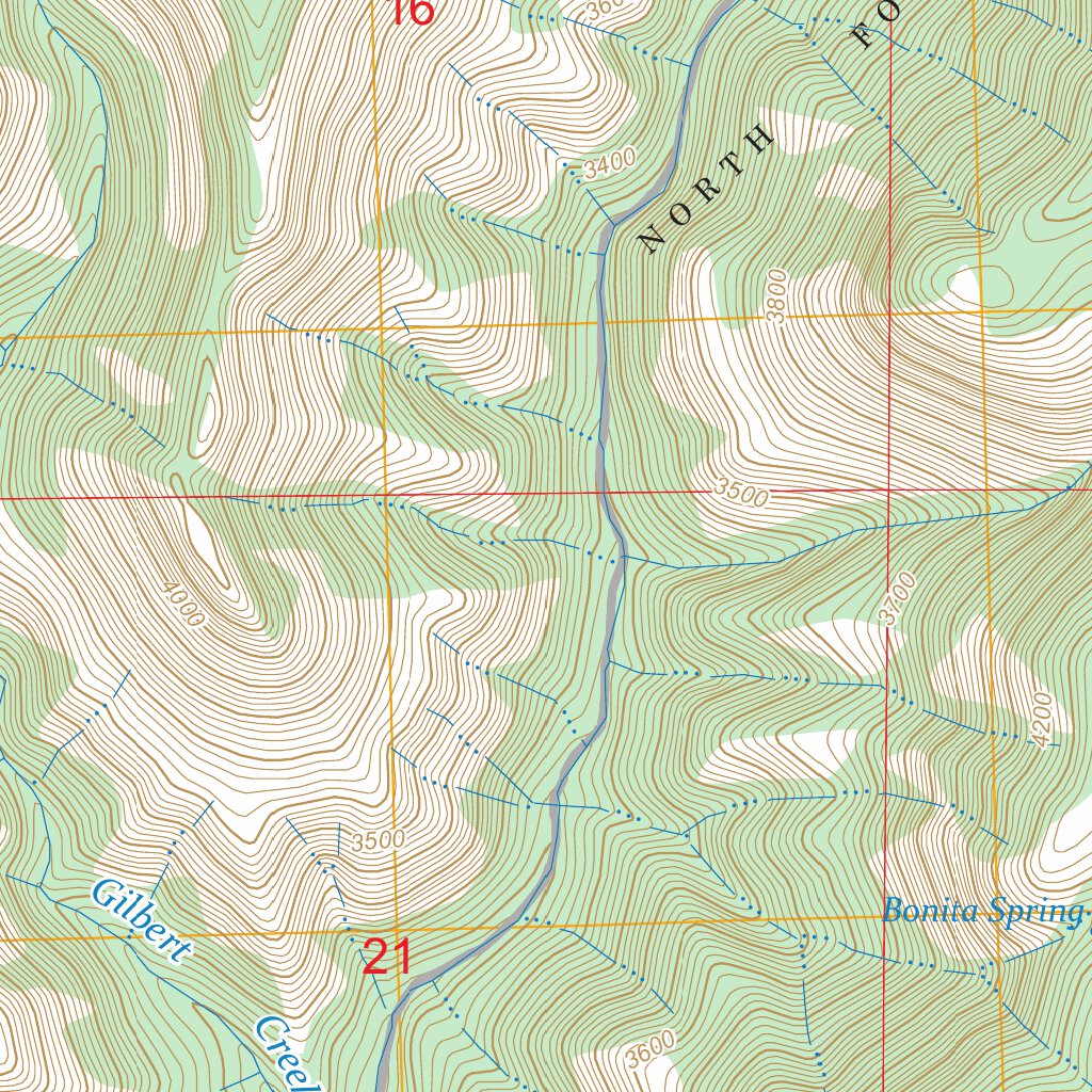 Thompson Flat, OR FSTopo Map by US Forest Service - Topo | Avenza Maps