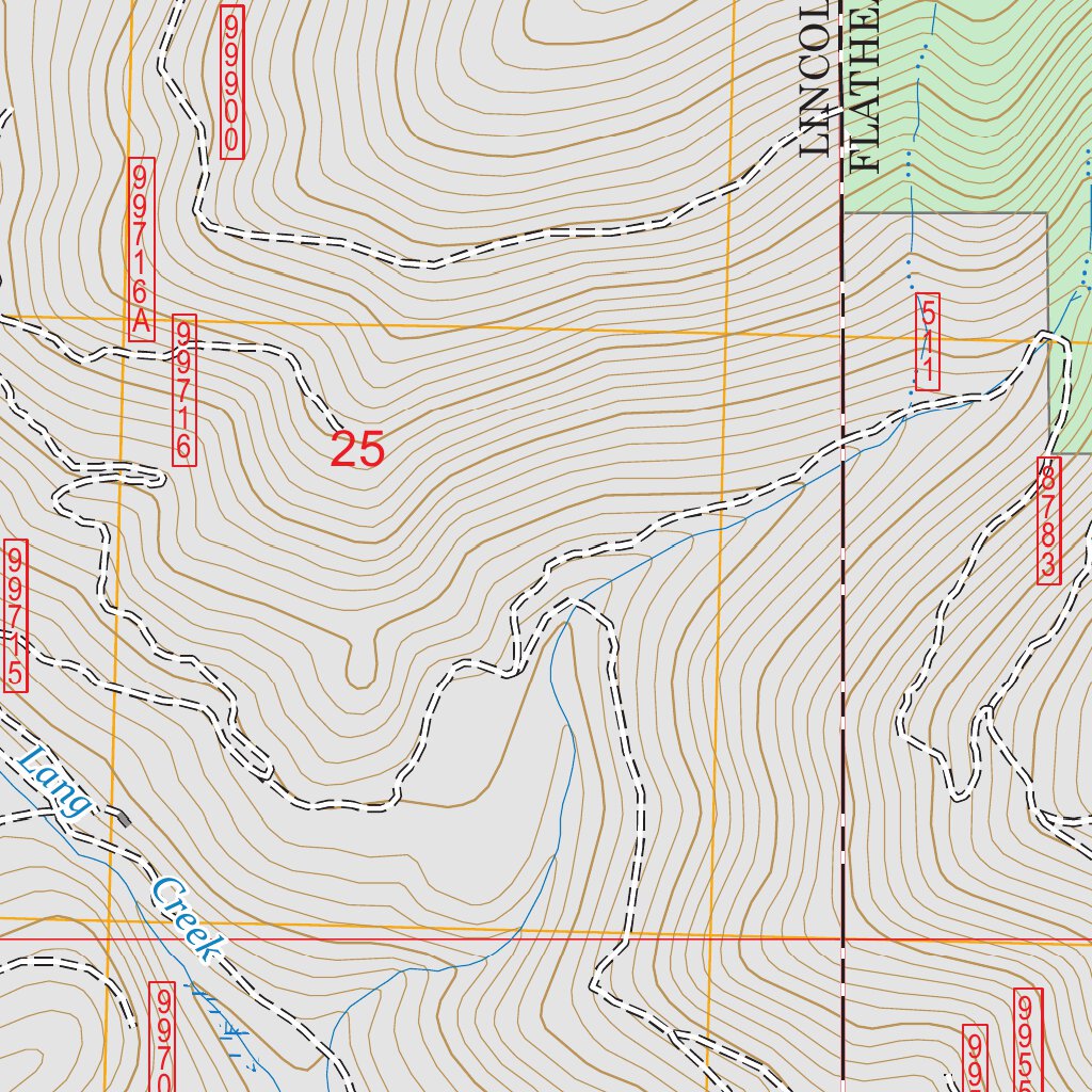Thompson Lakes, MT FSTopo Map by US Forest Service - Topo | Avenza Maps