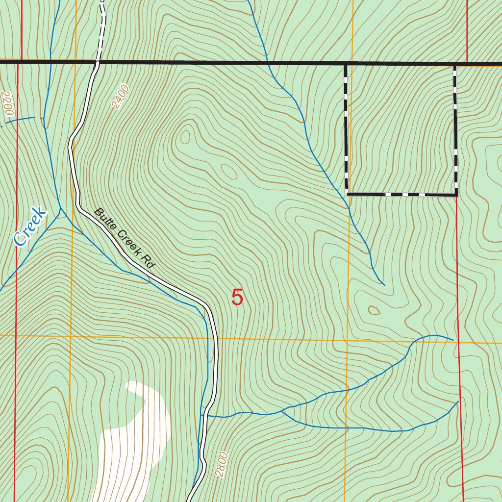 Thompson Point, ID FSTopo Map by US Forest Service - Topo | Avenza Maps