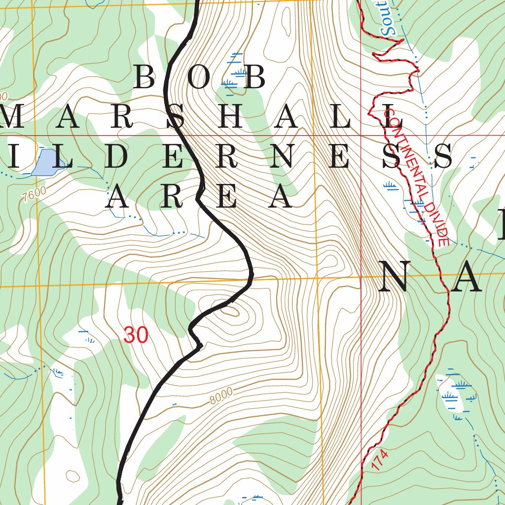 Three Sisters, MT FSTopo Map by US Forest Service - Topo | Avenza Maps